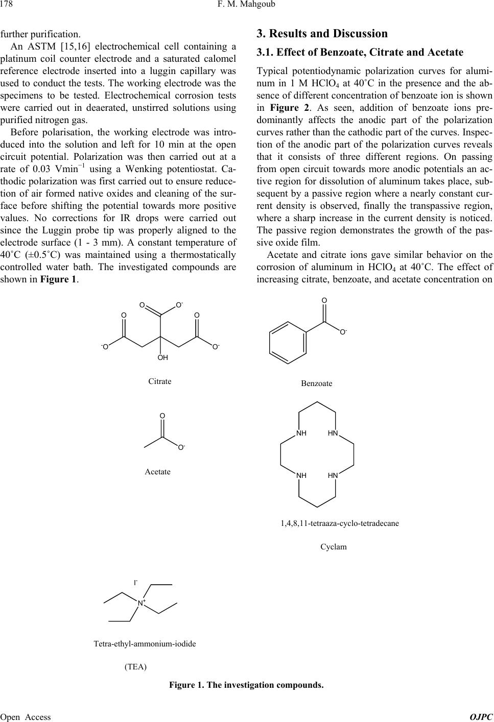 Electrochemical Corrosion Behavior of Aluminum in Perchloric Acid