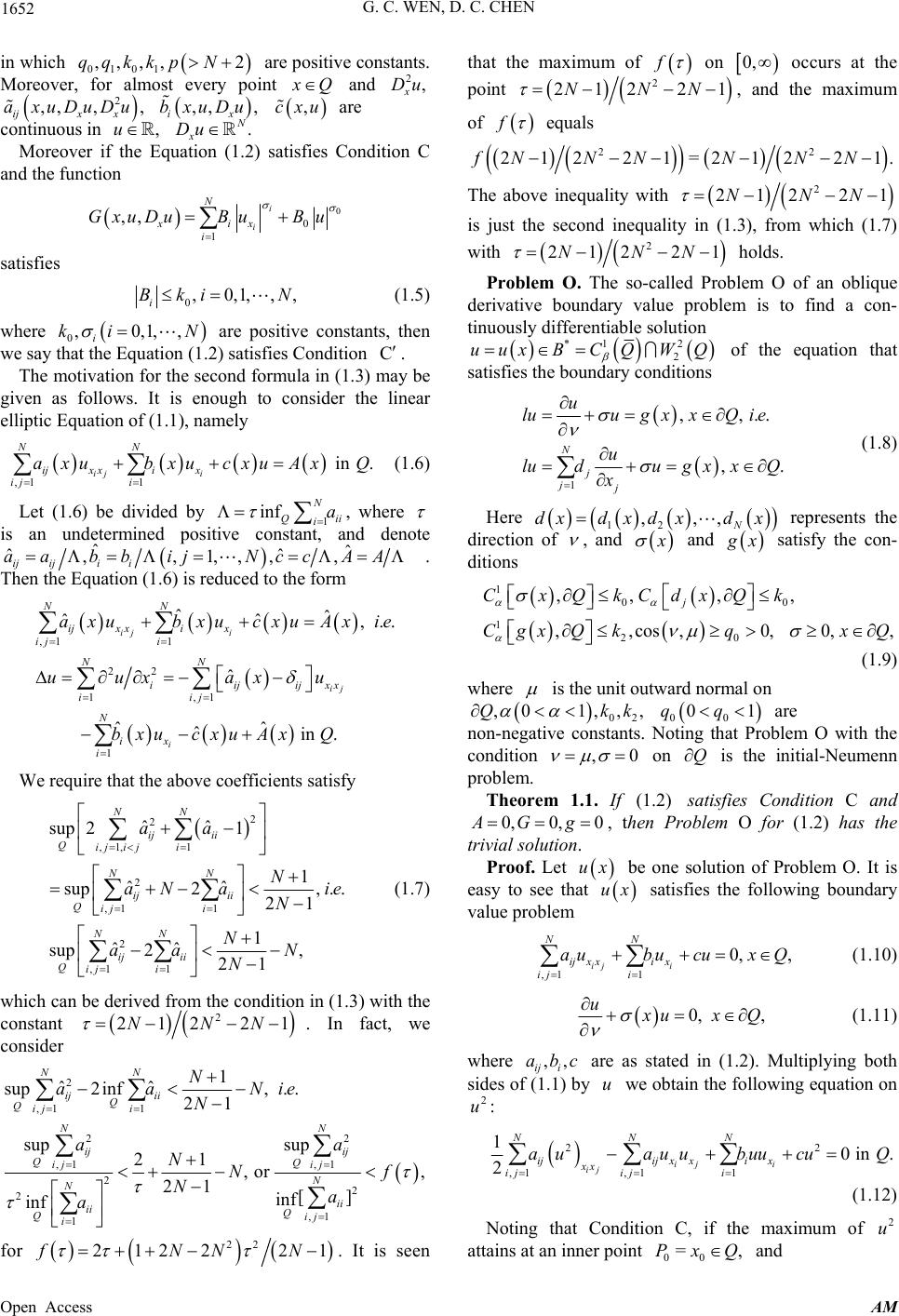 Boundary Value Problems For Nonlinear Elliptic Equations Of Second Order In High Dimensional Domains