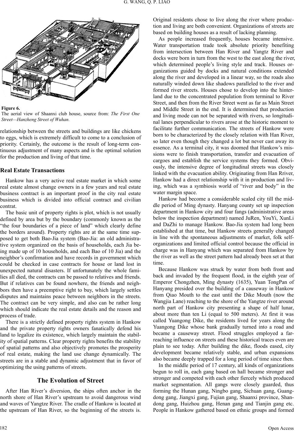 The Development of the Street—Historical Investigation of Hankow Street ...