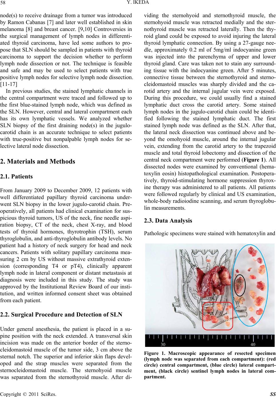 Sentinel Lymph Node Biopsy as Guidance for Lateral Neck Dissection in ...