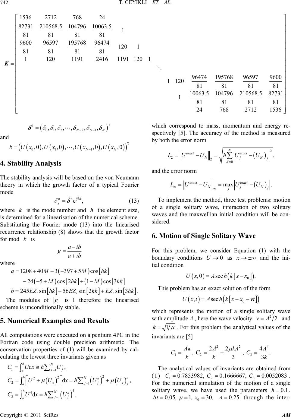 Septic B-Spline Collocation Method for the Numerical Solution of the Modified Equal Width Wave ...