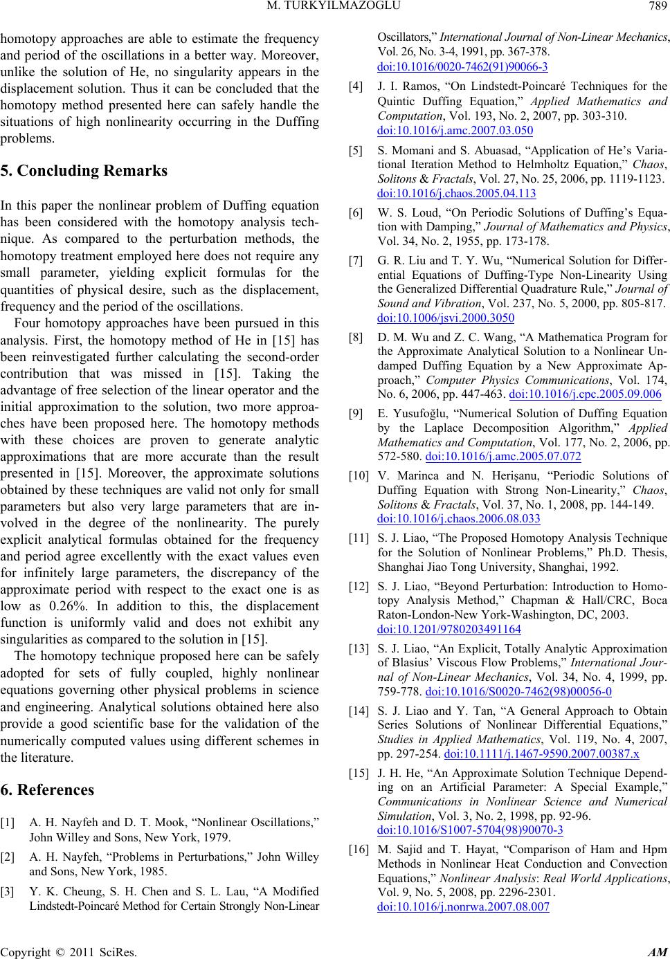 The Selection of Proper Auxiliary Parameters in the Homotopy Analysis Method. A Case Study ...
