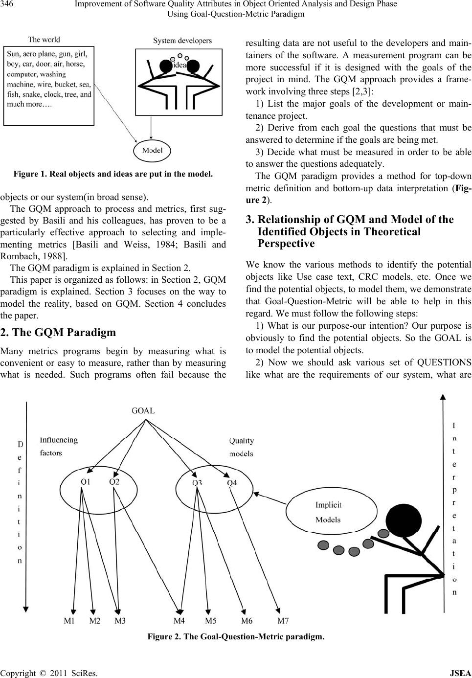 Improvement of Software Quality Attributes in Object Oriented Analysis ...