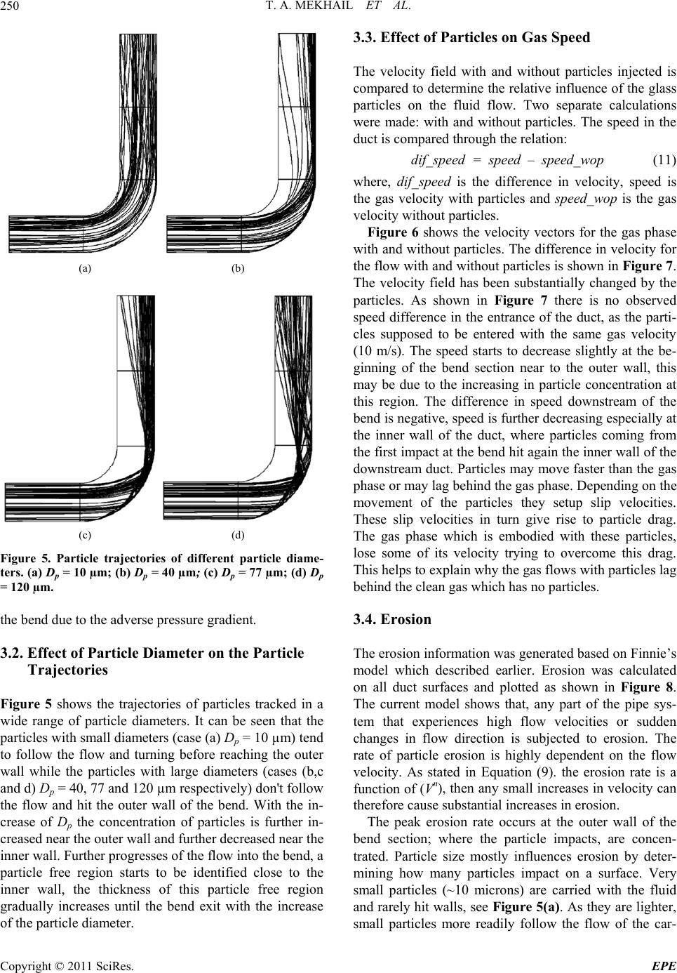 Cfd Simulation Of Dilute Gas Solid Flow In 90 O Square Bend
