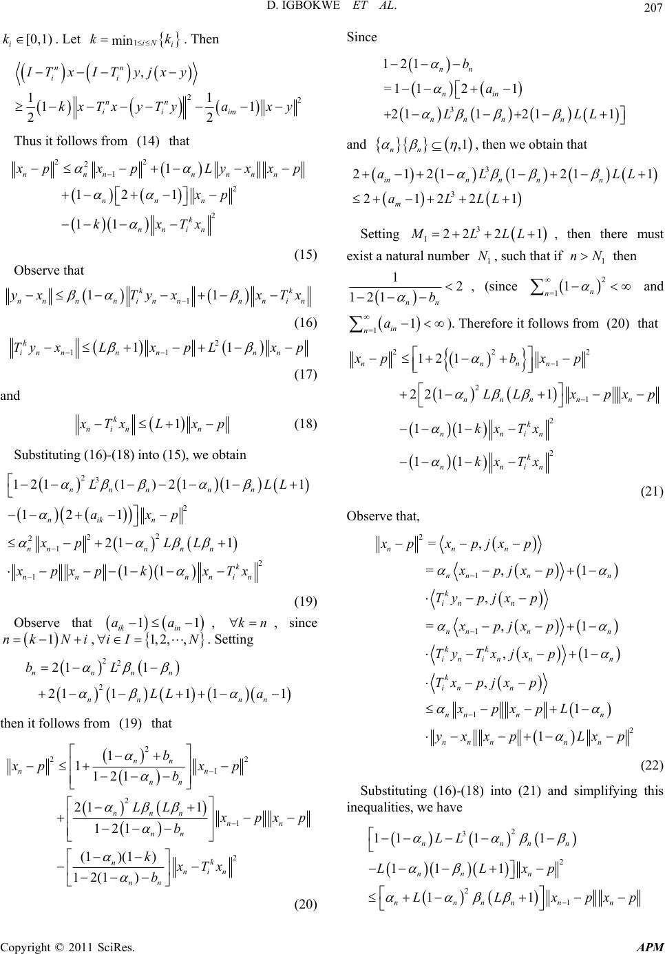 A Modified Averaging Composite Implicit Iteration Process For Common Fixed Points Of A Finite