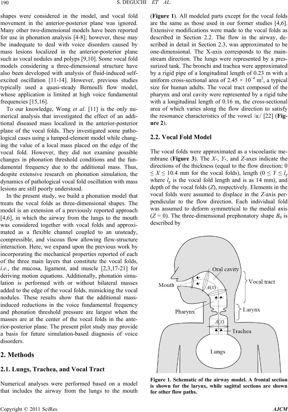 Simulation of Human Phonation with Vocal Nodules