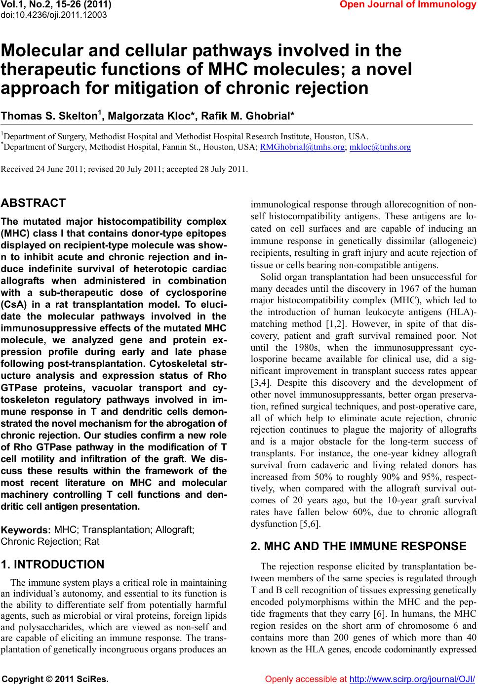 Molecular and cellular pathways involved in the therapeutic functions ...