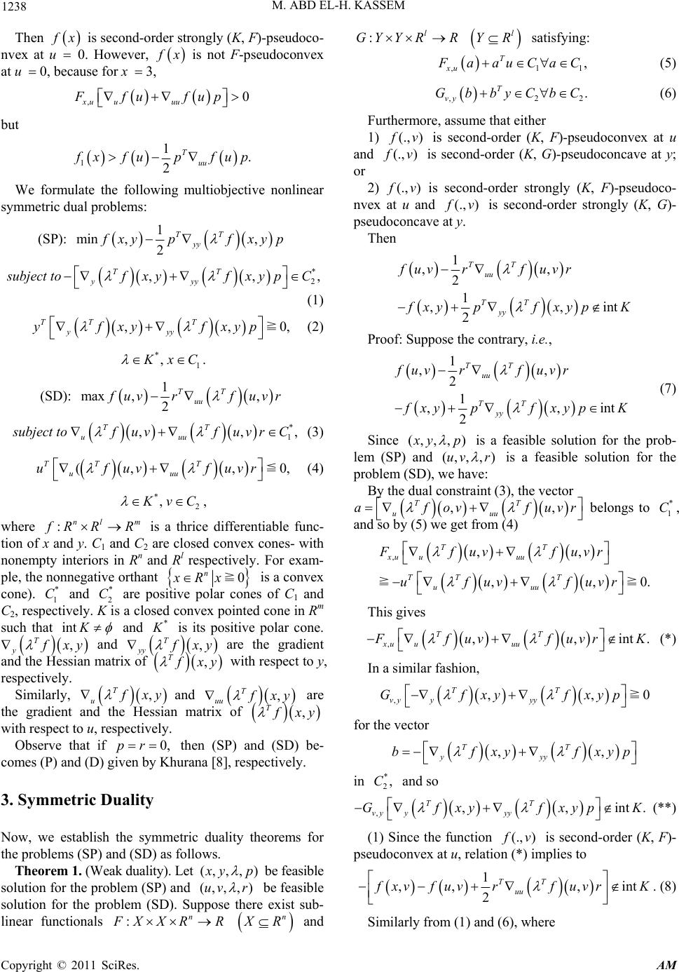 Multiobjective Nonlinear Symmetric Duality Involving Generalized ...