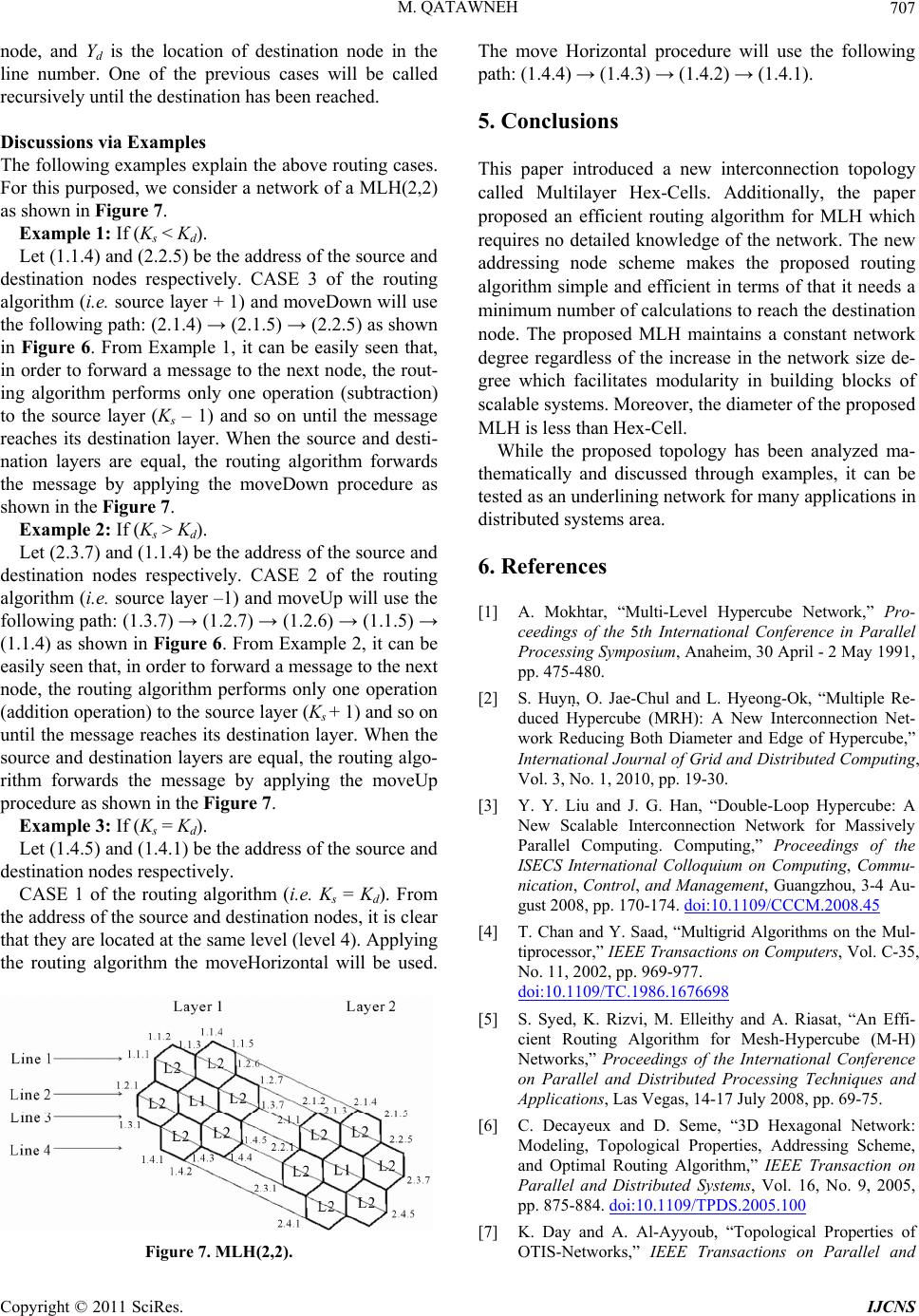 Multilayer Hex Cells A New Class Of Hex Cell Interconnection Networks For Massively Parallel