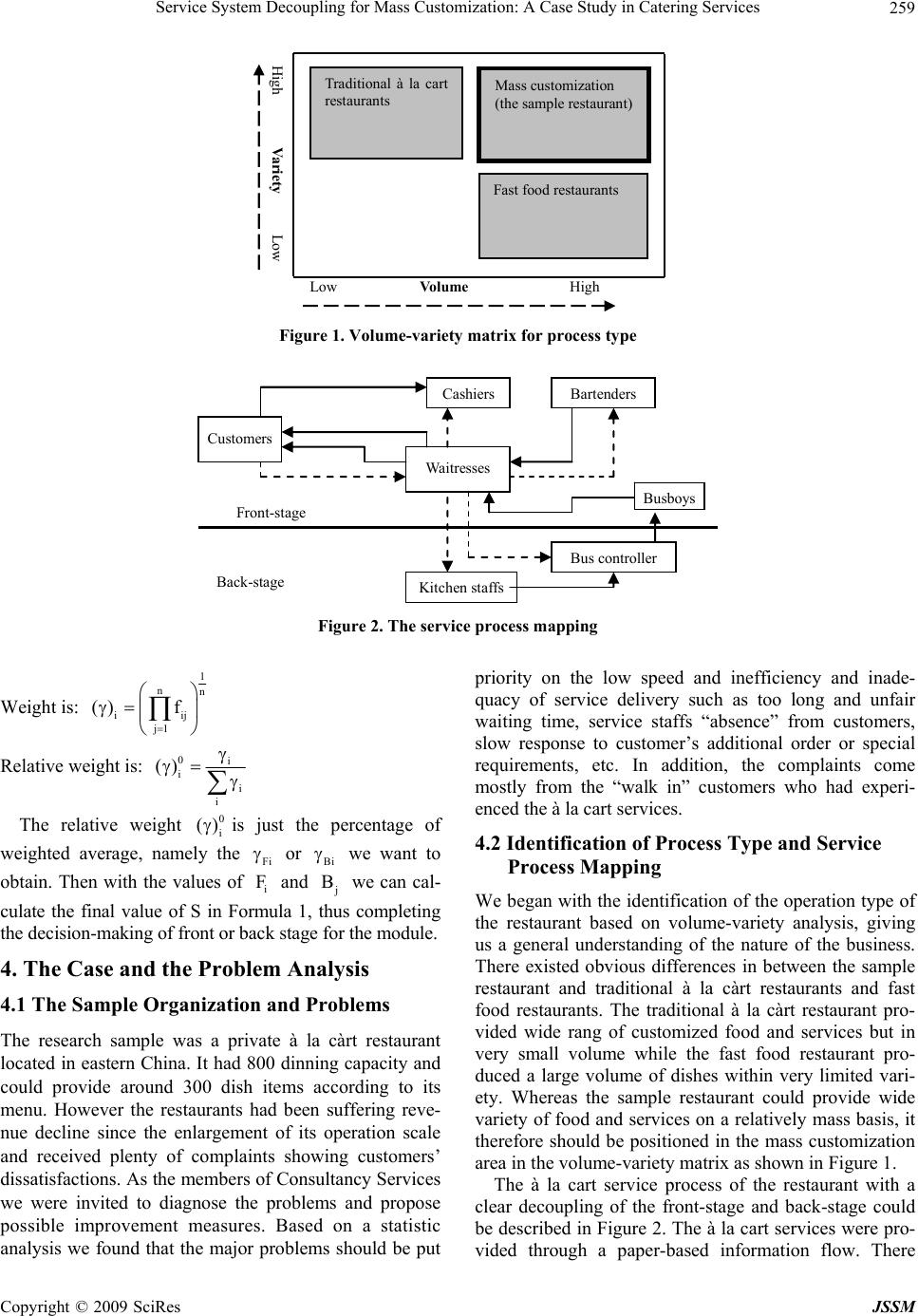 Service System Decoupling for Mass Customization: A Case Study in ...