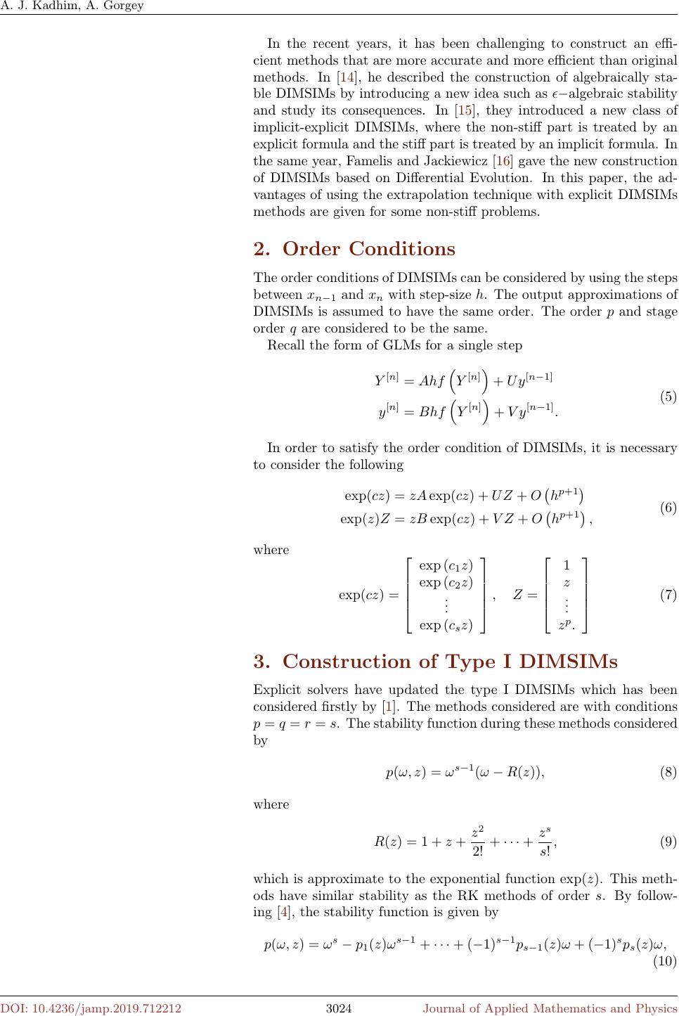 Extrapolation of Explicit DIMSIMs of High Order to Solve the Ordinary Differential Equations